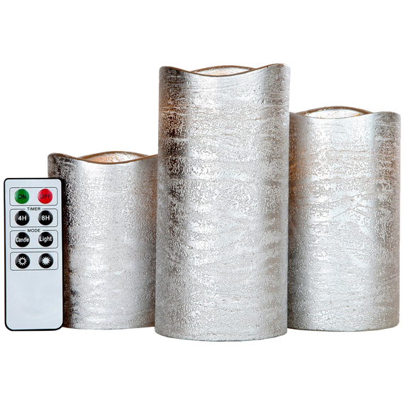 Lily's Home Everlasting Flameless Led Candles With Remote And Timer Se ...